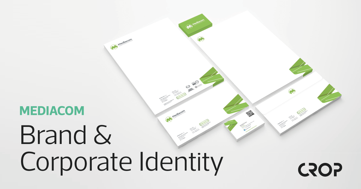 Mediacom Brand & Corporate Identity | CROP Studio